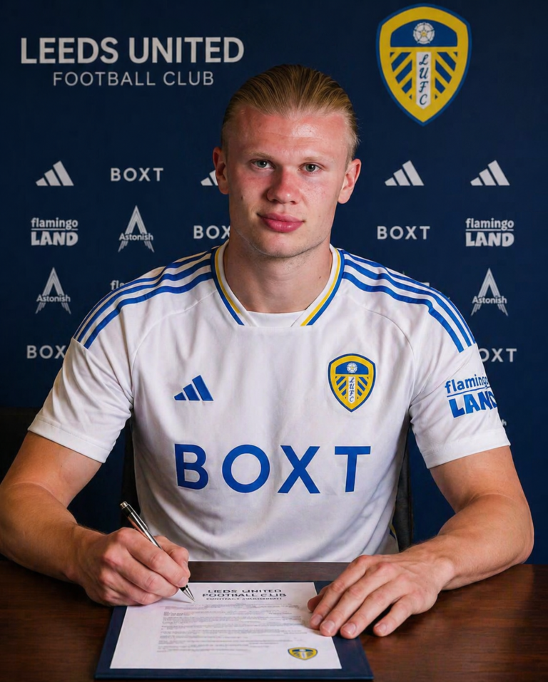 DEAL ACCEPTED: Man city FC forward Erling Haaland has agreed on a jaw ...